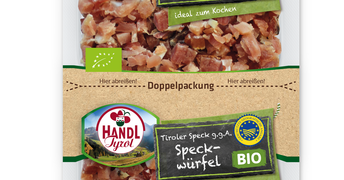 BIO Tiroler Speck g.g.A. Würfel - HANDL TYROL